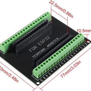 Adeept 2PCS ESP32 Breakout Board GPIO 1 into 2 Compatible with 38 Pins ESP32S ESP32 Development Board ESP-WROOM-32