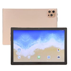 Kids Tablet, 100240V 4G Calling Gold 2.4G 5G Dual Band WiFi 10in Tablet for Work (US Plug)