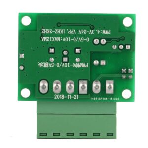 3.3V PWM to 0 to10V Voltage Converter Metal Converter Module D/A Digital Analog PLC Module Frequency to Voltage Converter Module