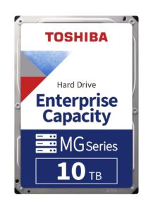 toshiba 10tb sata 6 gb/s mg06aca10te hdepv10gfa51 3.5 inch fw 4304 512e 256mb 7200 rpm sie nas enterprise class 24/7 hdd hard disk drive for dell hp lenovo supermicro and other systems