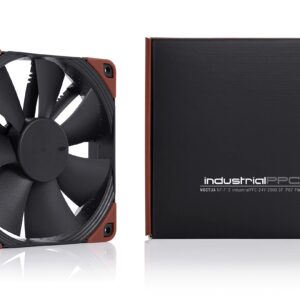 Noctua NF-F12 iPPC-24V-2000 SP IP67 PWM, Heavy Duty Cooling Fan, 4-Pin, 2000 RPM, 24V Version (120mm, Black)