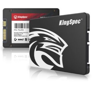 kingspec 4tb 2.5" sata ssd, sata iii 6gb/s internal solid state drive - 3d nand flash tlc, compatible with desktop/laptop/all-in-one(p3,4tb)