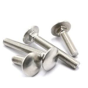 (2 pcs) 201 stainless steel big head carriage bolt,for mechanical and electrical and other metal devices m10x35mm.