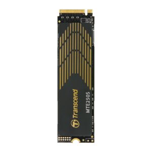 transcend 1tb mte250s nvme internal gaming ssd solid state drive - gen4 pcie, m.2 2280 with graphene heatsink, compatible with ps5, up to 7,200mb/s - ts1tmte250s