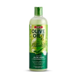 ors olive oil classics deep cleansing shampoo infused with aloe vera for rejuvenating moisture, (16.0 oz), pack of 1