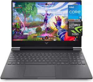 hp victus gaming laptop, 15.6 inch fhd display, 12th gen intel core i5-12500h 12 core, nvidia geforce rtx 3050, 16gb ram, 512gb ssd, wi-fi, bluetooth, windows 11 home, bundle with jawfoal