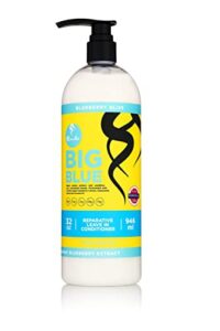 curls blueberry bliss reparative leave in conditioner - moisturize, repair damage and prevent breakage - encourage hair growth - for wavy, curly, and coily hair types 32 oz