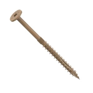 1/4" multi-purpose flat head structural screw - 4" x 1/4" - 10 ct (camo 360200)