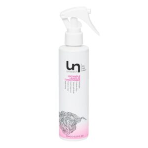 unwash untangle leave-in conditioner - gentle formula, detangles, controls frizz, enhances shine, protects against heat, vegan, cruelty free, sulfate & paraben-free, 6.25 fl oz