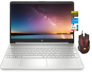 hp 2024 15.6 inch fhd display laptop, intel core i5-1135g7 up to 4.2ghz (beats i7-1065g7), 16gb ram, 512gb ssd, intel iris xe graphics, webcam, wifi, bluetooth, with gaming mouse, windows 11 home