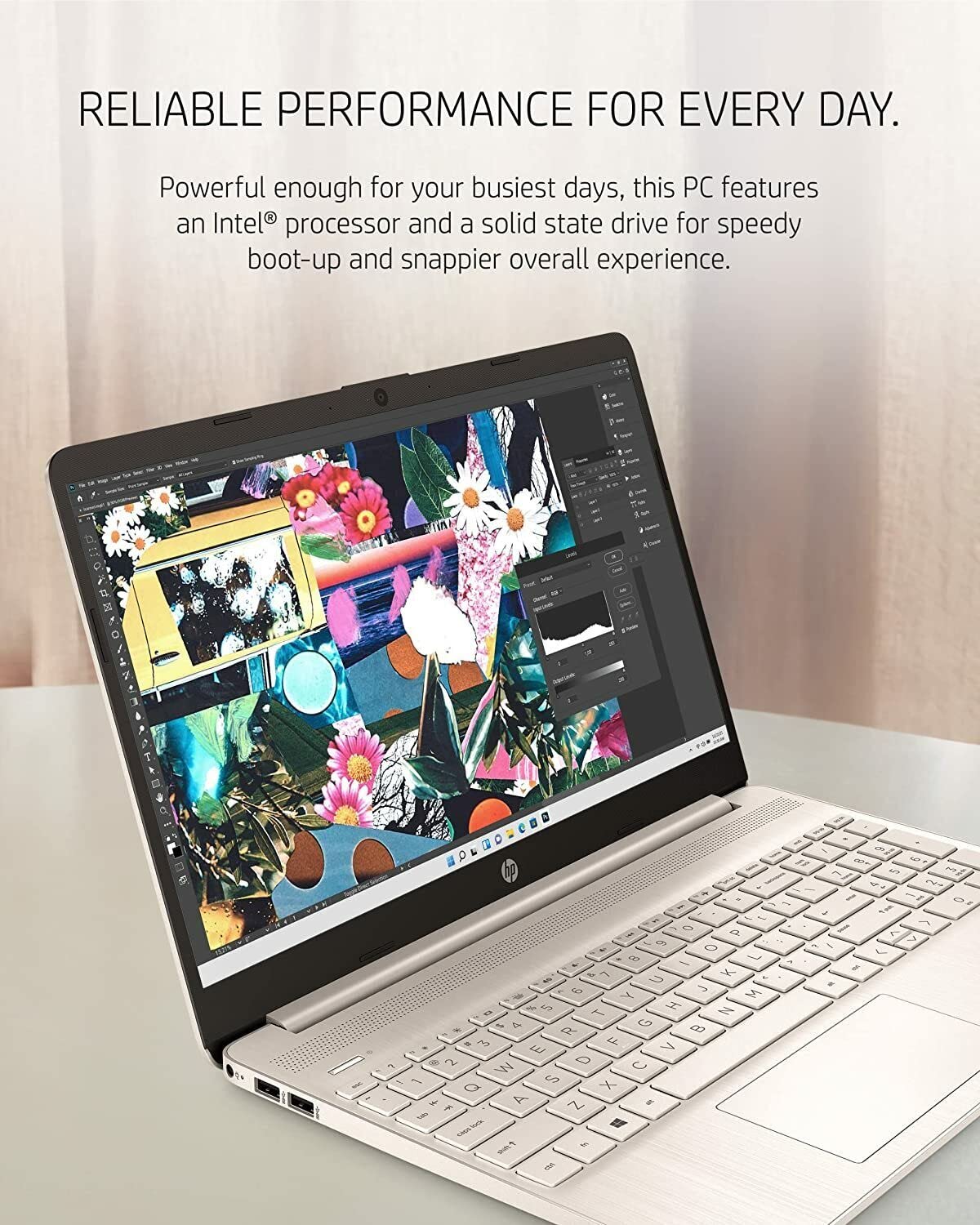 HP 2022 15.6 inch FHD Display Laptop, Intel Core i5-1135G7 up to 4.2GHz (Beats i7-1065G7), 32GB RAM, 1TB SSD, Intel Iris Xe Graphics, Webcam, WiFi, Bluetooth, Windows 11 Home, Bundle with JAWFOAL