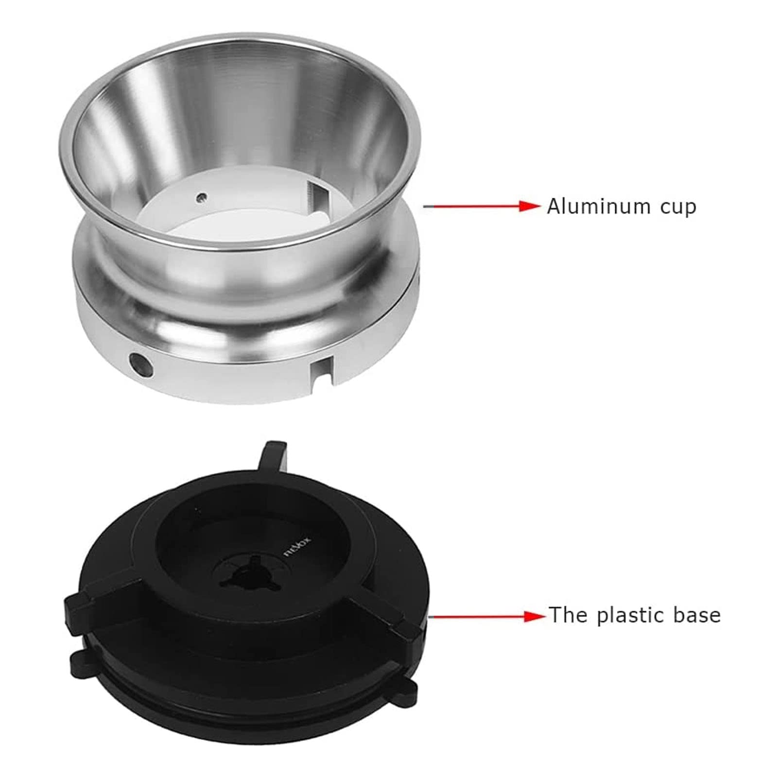 1 Pair Nab Hub Adapters, 10 Inch Opener Universal Loading Device for ReVox, for Akai, for Teac Etc Polished Aluminium Nab Hub Device