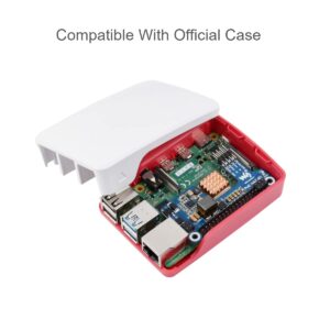 waveshare POE Hat for Raspberry Pi 4 B 3 B+,Mini Power Over Ethernet Hat (E) Expansion Board for Raspberry Pi,IEEE 802.3af-Compliant,Compatible with The Raspberry Pi Official Case