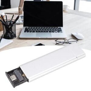 M.2 NVME SSD Chassis, 6Gbps Speed, Tool Less Design, USB3.1 to NVME PCIE, Aluminum Housing, M Key Type C Interface for 2230/2242/2260/2280 SSD