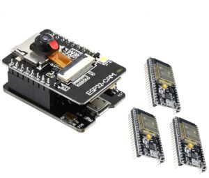 aideepen esp32-cam w-bt board+3 pcs esp-wroom-32 development board