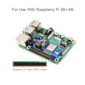 waveshare POE Hat for Raspberry Pi 4 B 3 B+,Mini Power Over Ethernet Hat (E) Expansion Board for Raspberry Pi,IEEE 802.3af-Compliant,Compatible with The Raspberry Pi Official Case