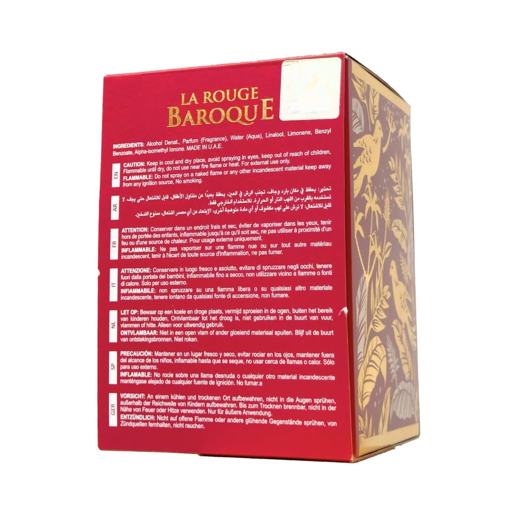 Maison Alhambra Baroque Rouge Extrait for Unisex - 3.4 oz EDP Spray