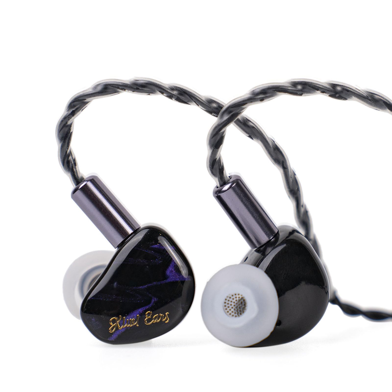 Linsoul Kiwi Ears Cadenza 10mm Beryllium Dynamic Driver IEM 3D Printed with Detachable Interchangeable Plug 0.78 2pin 3.5mm IEM Cable for Musician Audiophile (Perlude, Cadenza)