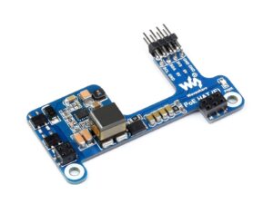 waveshare poe hat for raspberry pi 4 b 3 b+,mini power over ethernet hat (e) expansion board for raspberry pi,ieee 802.3af-compliant,compatible with the raspberry pi official case