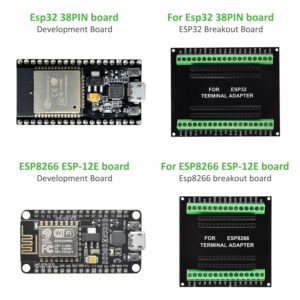 Aideepen ESP32-CAM W-BT Board+3 Pcs ESP-WROOM-32 Development Board