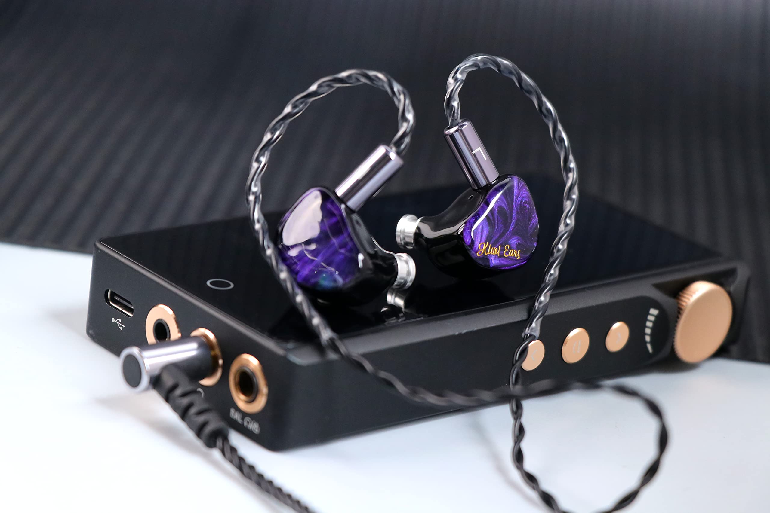 Linsoul Kiwi Ears Cadenza 10mm Beryllium Dynamic Driver IEM 3D Printed with Detachable Interchangeable Plug 0.78 2pin 3.5mm IEM Cable for Musician Audiophile (Perlude, Cadenza)