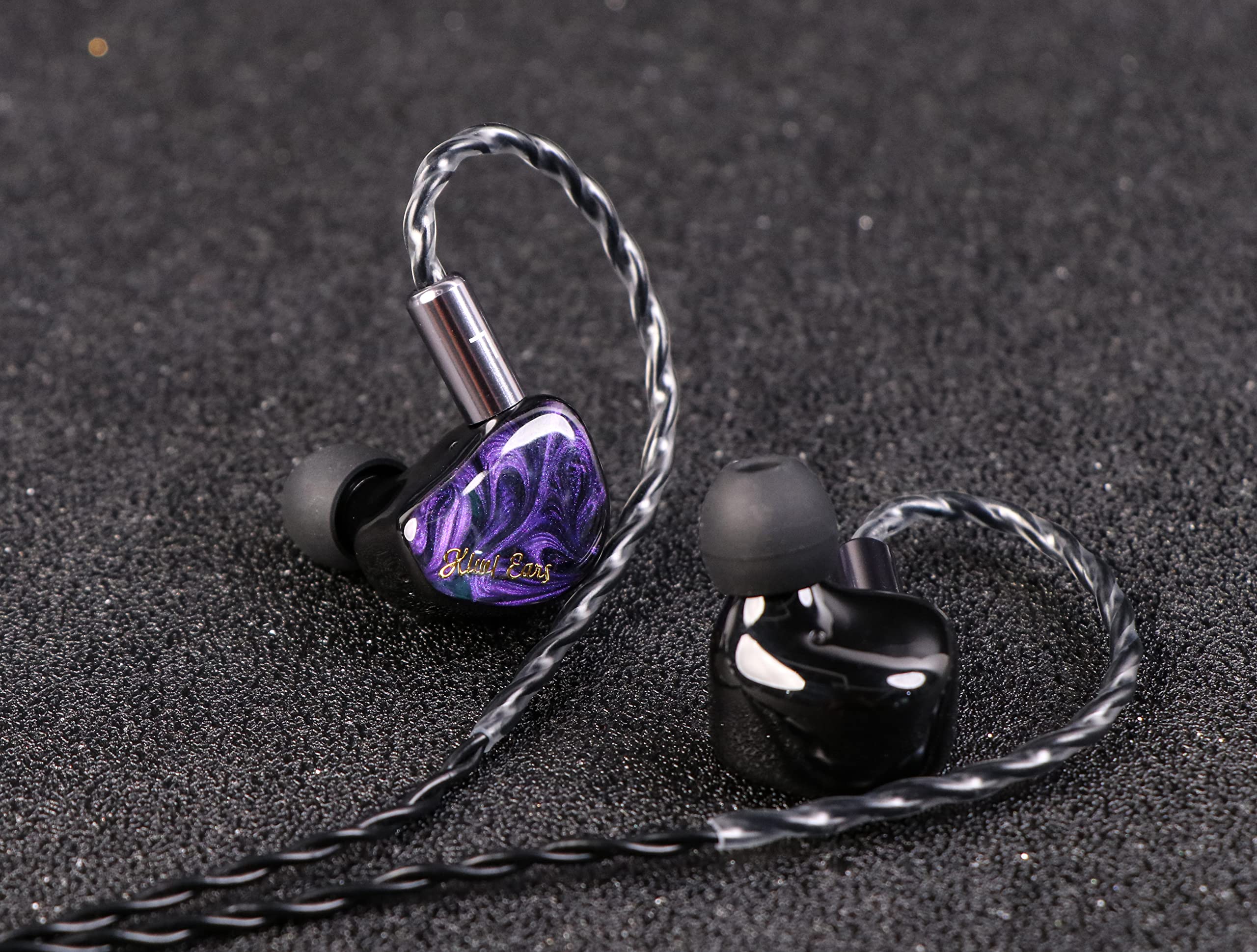 Linsoul Kiwi Ears Cadenza 10mm Beryllium Dynamic Driver IEM 3D Printed with Detachable Interchangeable Plug 0.78 2pin 3.5mm IEM Cable for Musician Audiophile (Perlude, Cadenza)