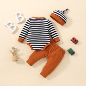 VINUOKER Newborn Baby boy clothes Preemie outfit long Sleeve Cotton Pants Sets Infant Fall Winter Clothes