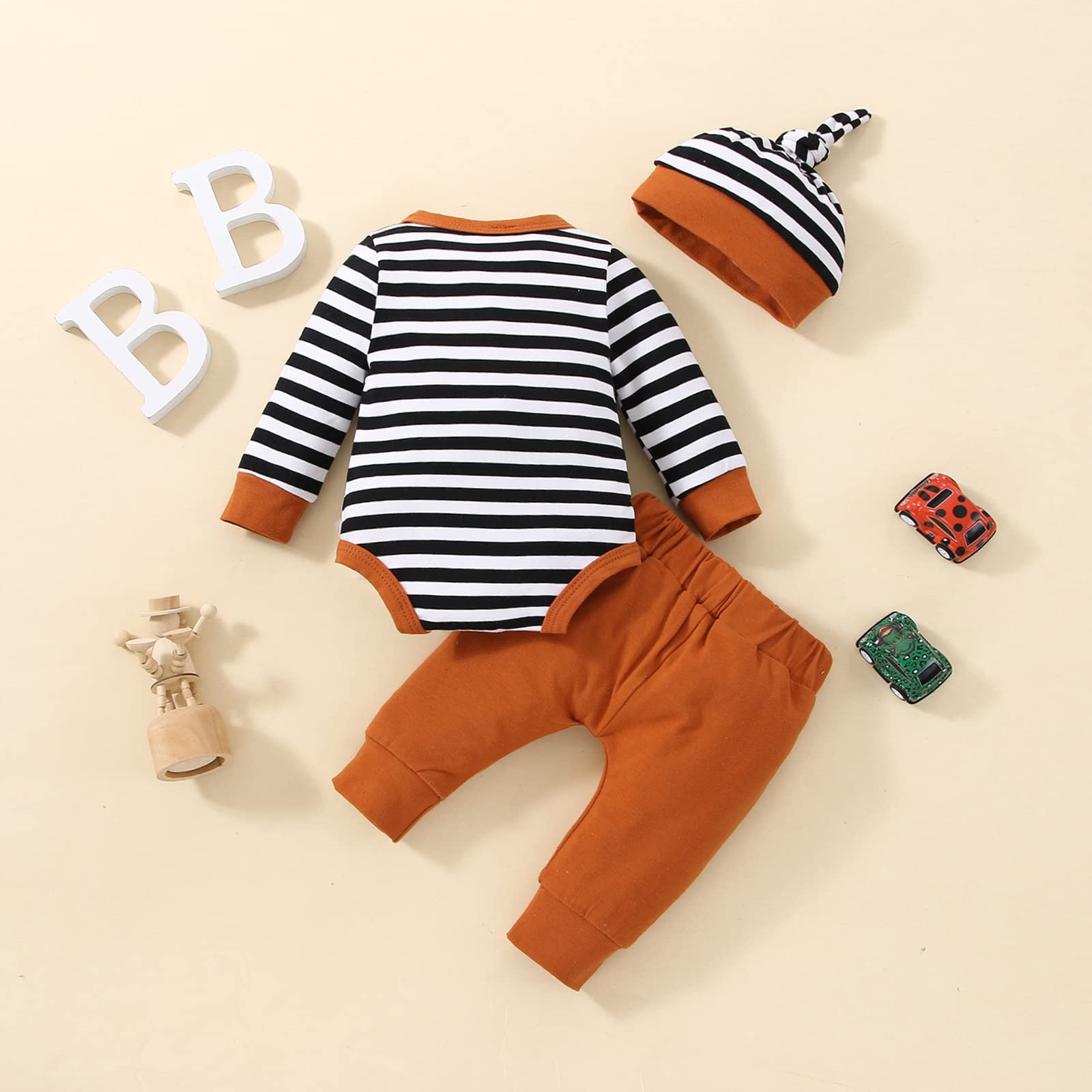 VINUOKER Newborn Baby boy clothes Preemie outfit long Sleeve Cotton Pants Sets Infant Fall Winter Clothes