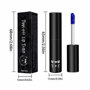 5 Colors Lip Stain, Peel Off Lip Stain Lip Tint, Tear Off Lipstick Waterproof Long Lasting Peel Reveal Lip Stain, Tattoo Color Lip Gloss, Non-stick Cup Lip Stain Tint Lip Makeup for Women Girls