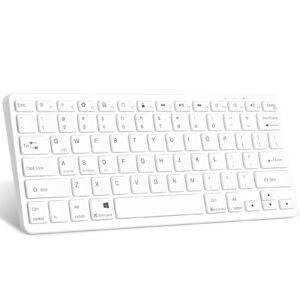 taiyang bluetooth keyboard for ipad wireless keyboard compatible ipad 10th/ipad 10.2(9th/8th/7th generation),ipad air 5th/4th, ipad pro 11/12.9, ipad 9.7, ipad mini and all bluetooth devices (white)