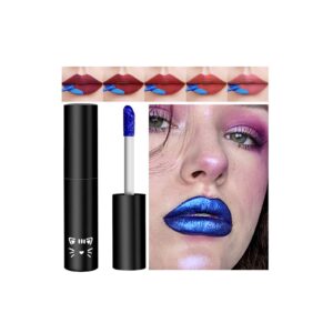 5 colors lip stain, peel off lip stain lip tint, tear off lipstick waterproof long lasting peel reveal lip stain, tattoo color lip gloss, non-stick cup lip stain tint lip makeup for women girls