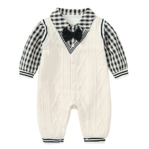 snr-k infant baby boy clothes newborn baby sweater romper jumpsuit one-piece outfit for boys and girls