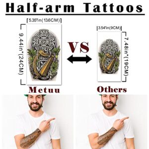 St Patricks Day Temporary Tattoos，70 Sheets 200+ Styles St Patricks Decoration Green Clover Shamrock Leprechauns Irish Flag Party Accessories Fake Tattoo Stickers for Men Women kids