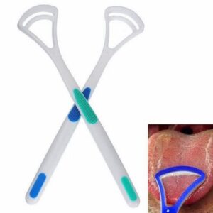 2 Pack Tongue Cleaner Relief From Bad Breath Tongue Scraper For Fresh Breath For Adults