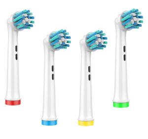 toothbrush heads for oral b braun replacement heads, professional electric toothbrush heads, precision clean brush heads refill compatible with oral-b 8000/pro 9600/1000/ 3000/5000/7000 (eb50xa)