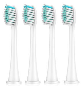 asocrew replacement toothbrush heads compatible with philips sonicare for c3 c1 c2 g2, electric brush heads compatible for sonicare 4100 5100 6100 9023-614xa