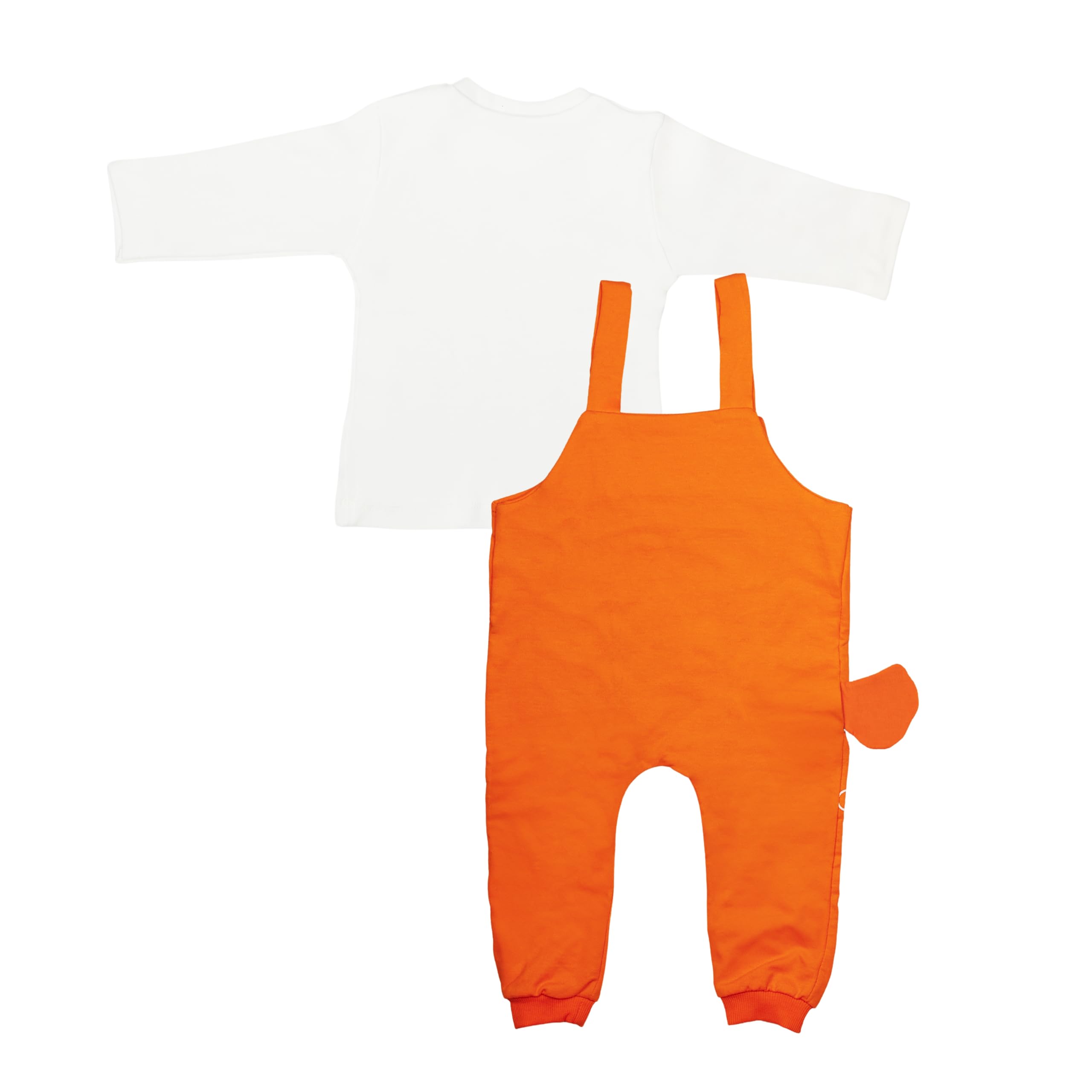 Finding Nemo Cotton Baby Overall Romper With Long Sleeve Tshirt For Newborn Infant – 2 PIECES - Boy Girl (as1, age, 18_months, 18-24 months)