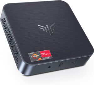 kamrui thin client mini pc amd 4-core ryzen 7 3750h radeon rx vega 10 graphics 32gb ddr4 ram 1tb nvme ssd wifi ac bt 4k hdmi displayport usb-c rj-45 windows 11 pro