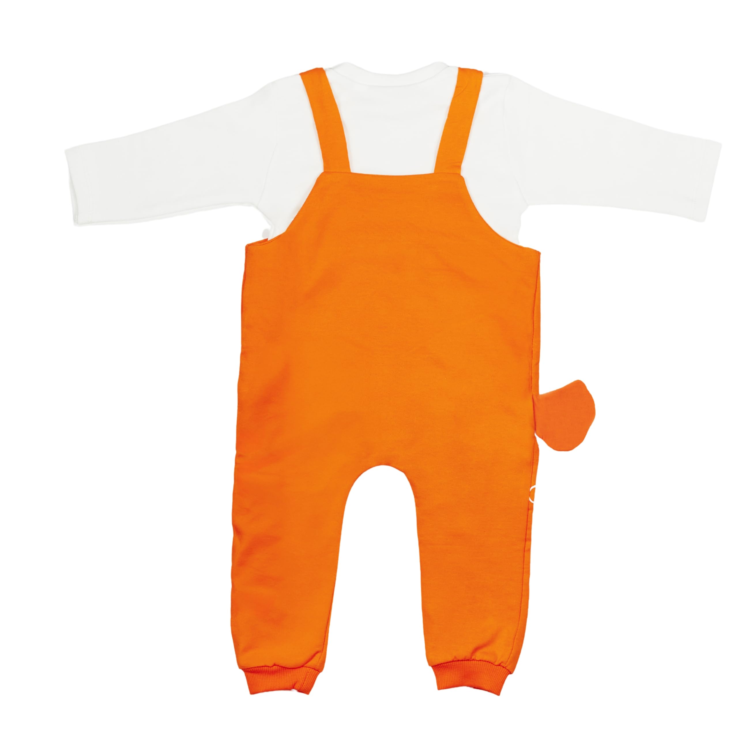 Finding Nemo Cotton Baby Overall Romper With Long Sleeve Tshirt For Newborn Infant – 2 PIECES - Boy Girl (as1, age, 18_months, 18-24 months)