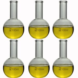 tn lab flat bottom boiling flask 100ml 6-pack (6)