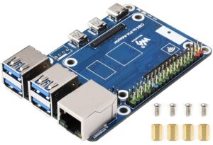 compute module 4 to raspberry pi 4b adapter, based on compute module 4 to reproduce original appearance of pi 4, alternative for raspberry pi 4b,compatible with pi 4b series hats