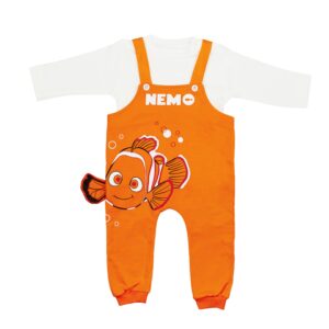 finding nemo cotton baby overall romper with long sleeve tshirt for newborn infant – 2 pieces - boy girl (as1, age, 18_months, 18-24 months)