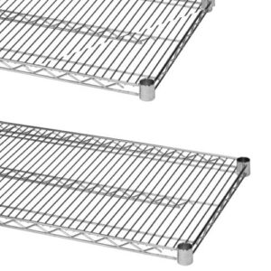 express kitchquip nsf approved heavy duty chrome wire shelf for kitchens, utility rooms, storage, offices & home