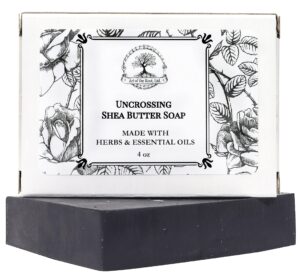 art of the root uncrossing herbal shea soap bar | handmade with herbs & essential oils | curses, spells, jinxes & negative energy rituals | hoodoo wiccan pagan voodoo