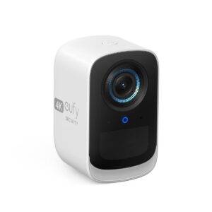 eufy Security eufyCam 3C Add-on Camera, Security Camera Outdoor Wireless, 4K Camera with Expandable Local Storage, Face Recognition AI, Spotlight, No Monthly Fee, Requires HomeBase 3 (Renewed)