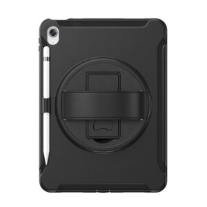 saharacase protection hand strap series case for apple ipad 10.9" (10th generation 2022), black (tb00278)