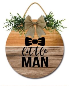 girl room door sign girls bedroom decor no boys allowed sign for girls bedroom stuff for teen girls kids baby door wall decorations round wood wreath litte man cave round door hanging sign 12"