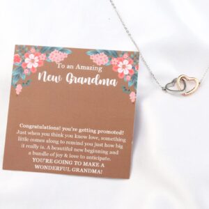 MYOSPARK New Grandma Gift First Time Grandma Necklace Grandma to Be Jewelry Baby Announcement Gift for New Grandma (New Grandma NL)