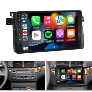 for bmw-3-series-e46-1999-2004,with 1g ram 32g rom bluetooth gps navigation touch screen ezonetronics,9 inch capacitive touch screen high definition ezone-e46-132