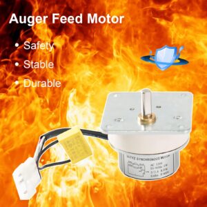 ouyanglong 812-4421 Auger Feed Motor 2.4RPM 120V Fits for Quadra Fire Heatilator CAB50 PS35 PS50 Replacement 812-4420 Auger Motor